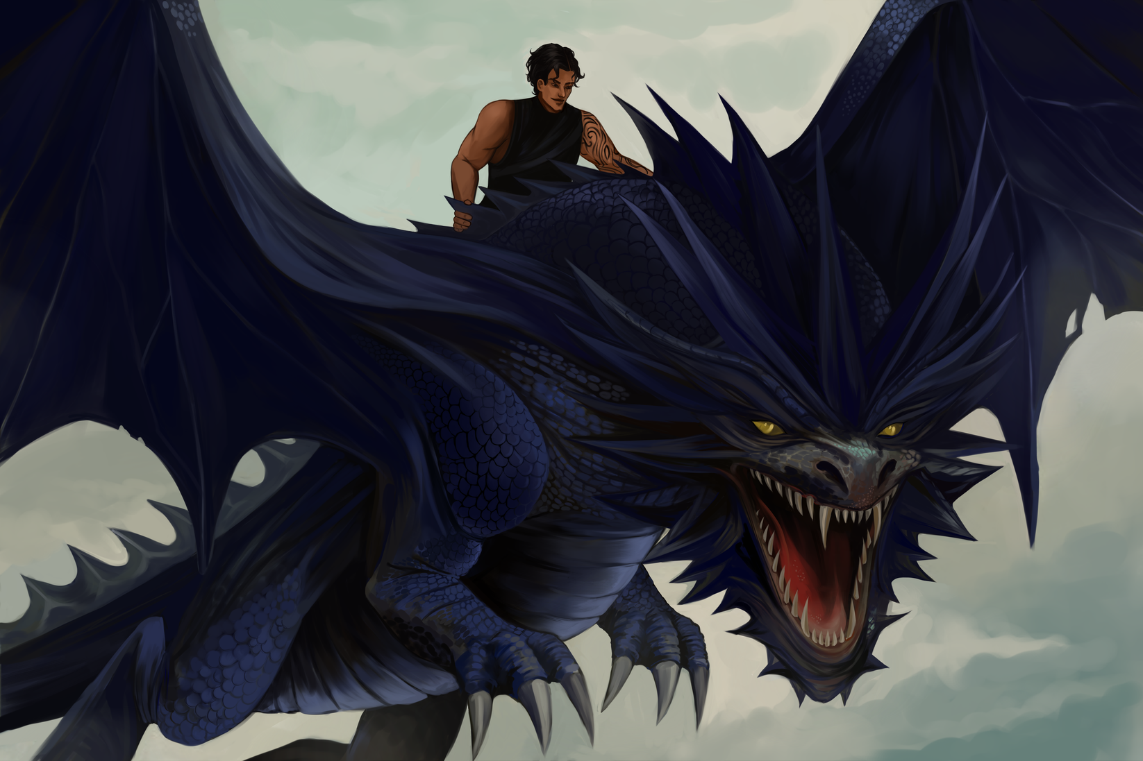 Xaden and Sgaeyl Premium Print – Reading Portal