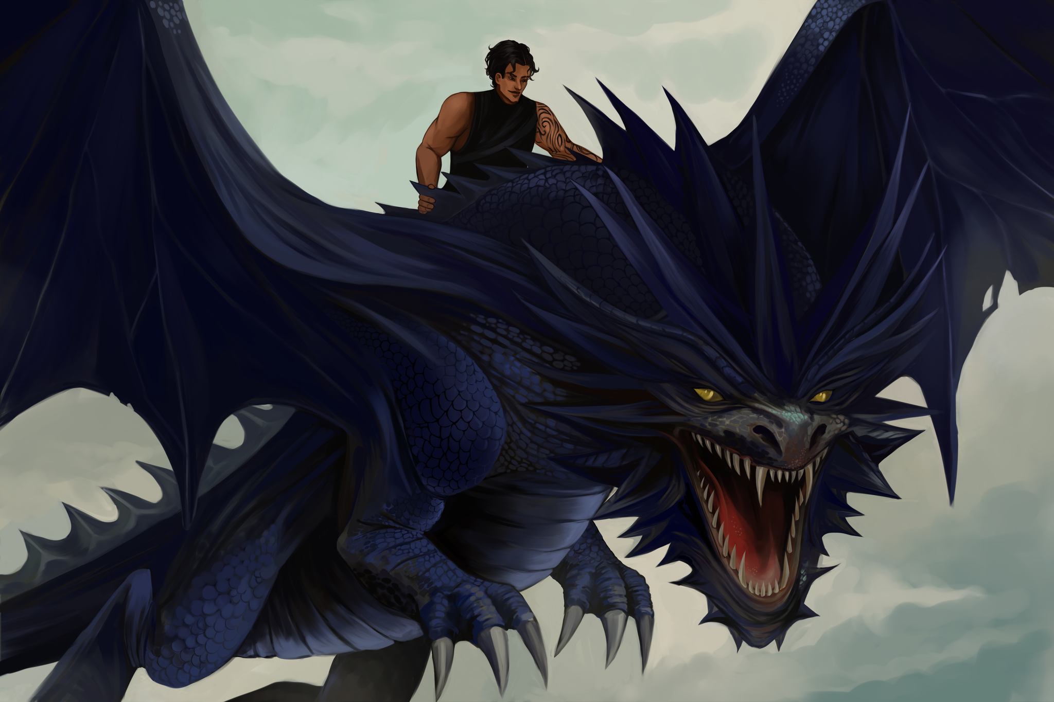 Xaden and Sgaeyl Premium Print – Reading Portal