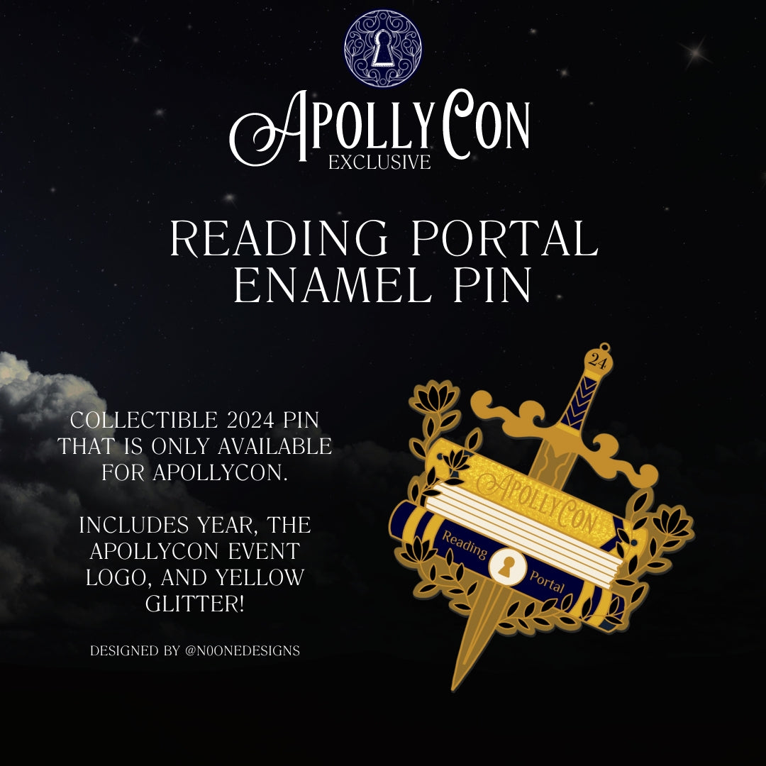 APOLLYCON PREORDER: ApollyCon 2024 Enamel Pin – Reading Portal