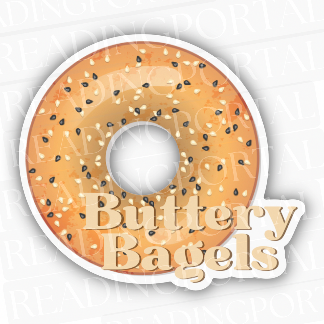 Buttery Bagels Sticker – Reading Portal
